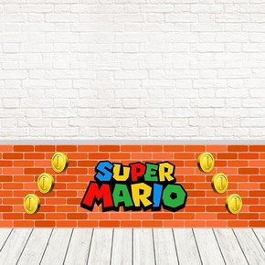 Saia de Mesa Tecido Sublimado Mario
