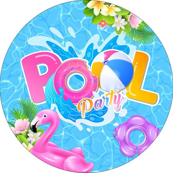 Logo Pool Party Rosa